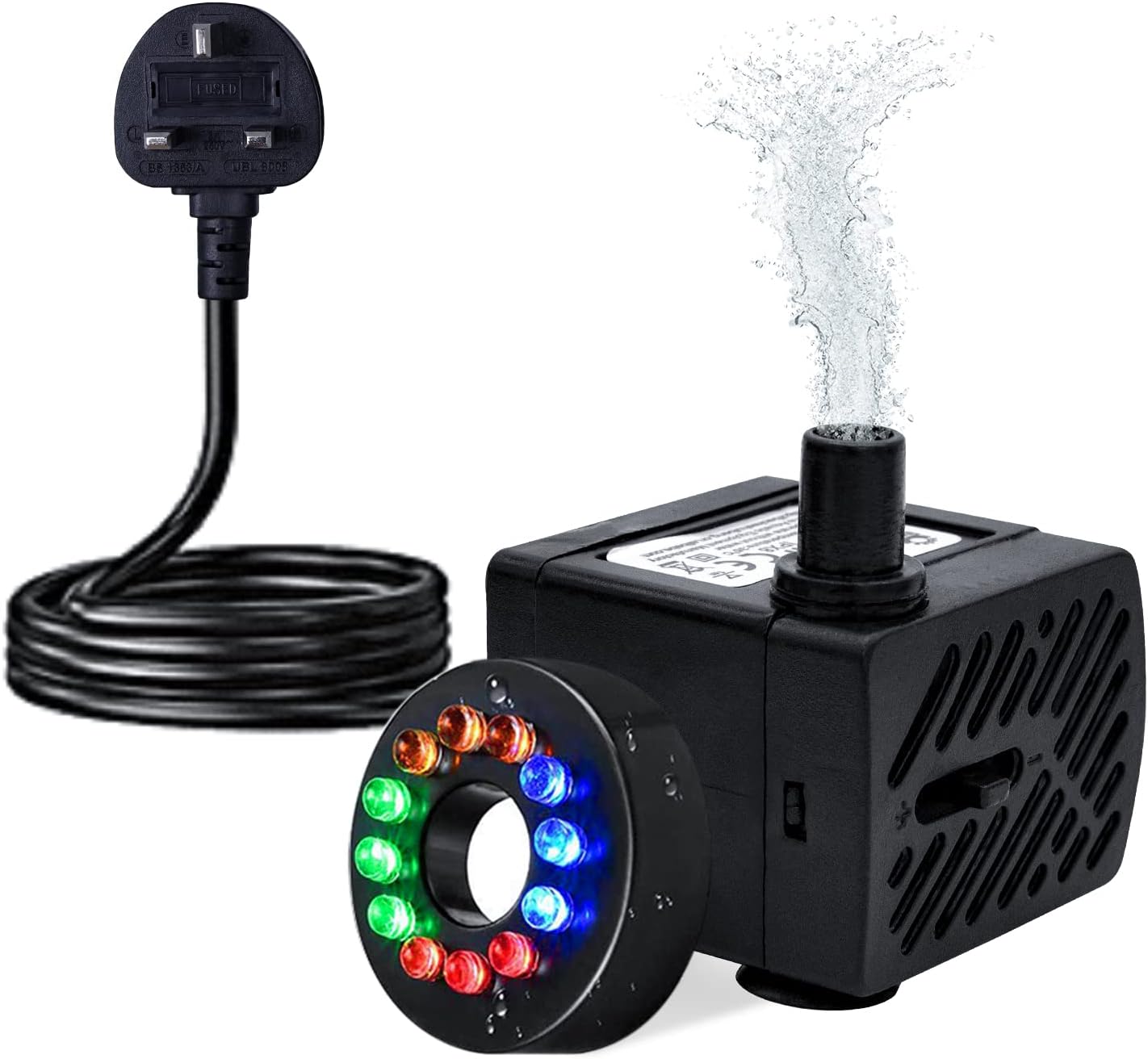 BARST Submersible Water Feature Pump,12V AC 600L/H Fountain Pump with ...
