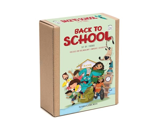 Buy Back to School book set for preschoolers (Set of 7) Book Online at ...