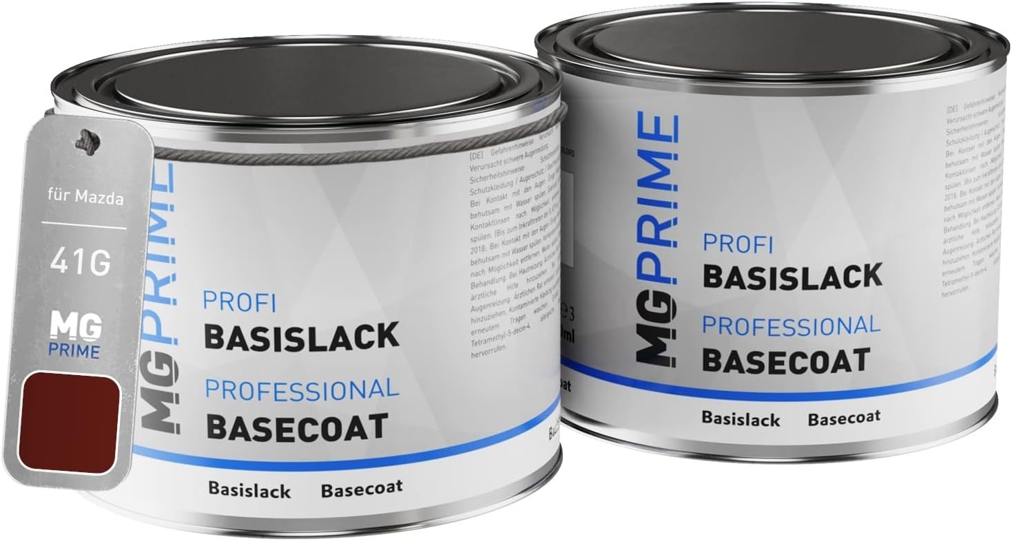 MG PRIME Car paint Set can ready-to-spray for Mazda 41G Zeal Red Pearl ...