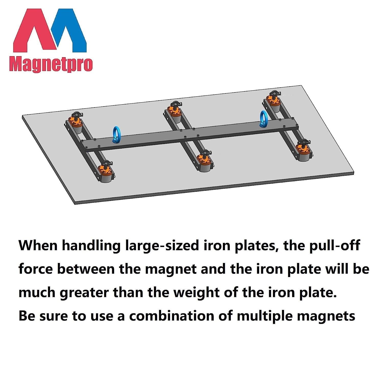 Magnetpro Multipurpose Switch Magnet, 220 LB Pull-Off Force Switchable ...