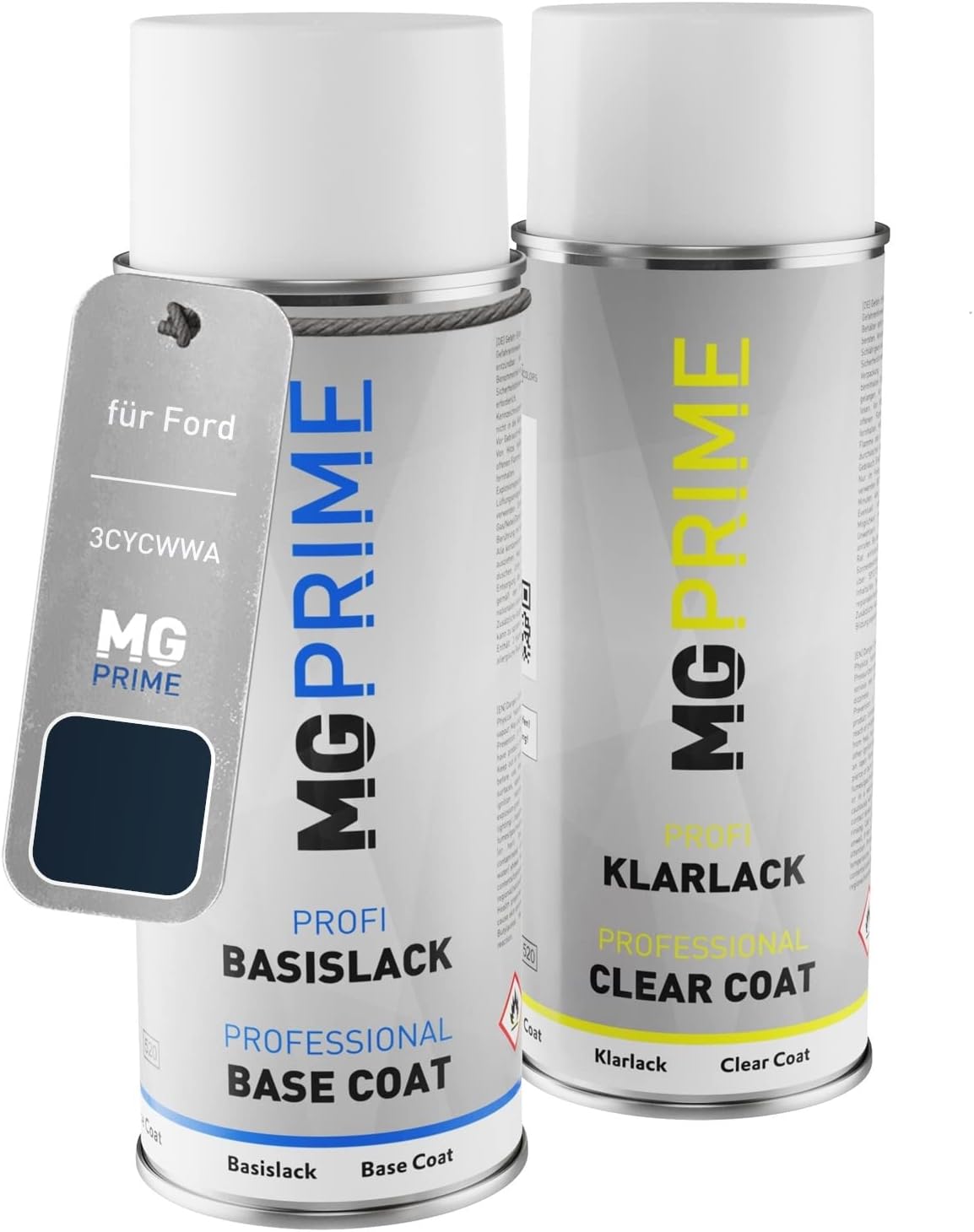 MG PRIME Car paint Spray can set for Ford 3CYCWWA / PN3BH0 / B Ink Blue ...
