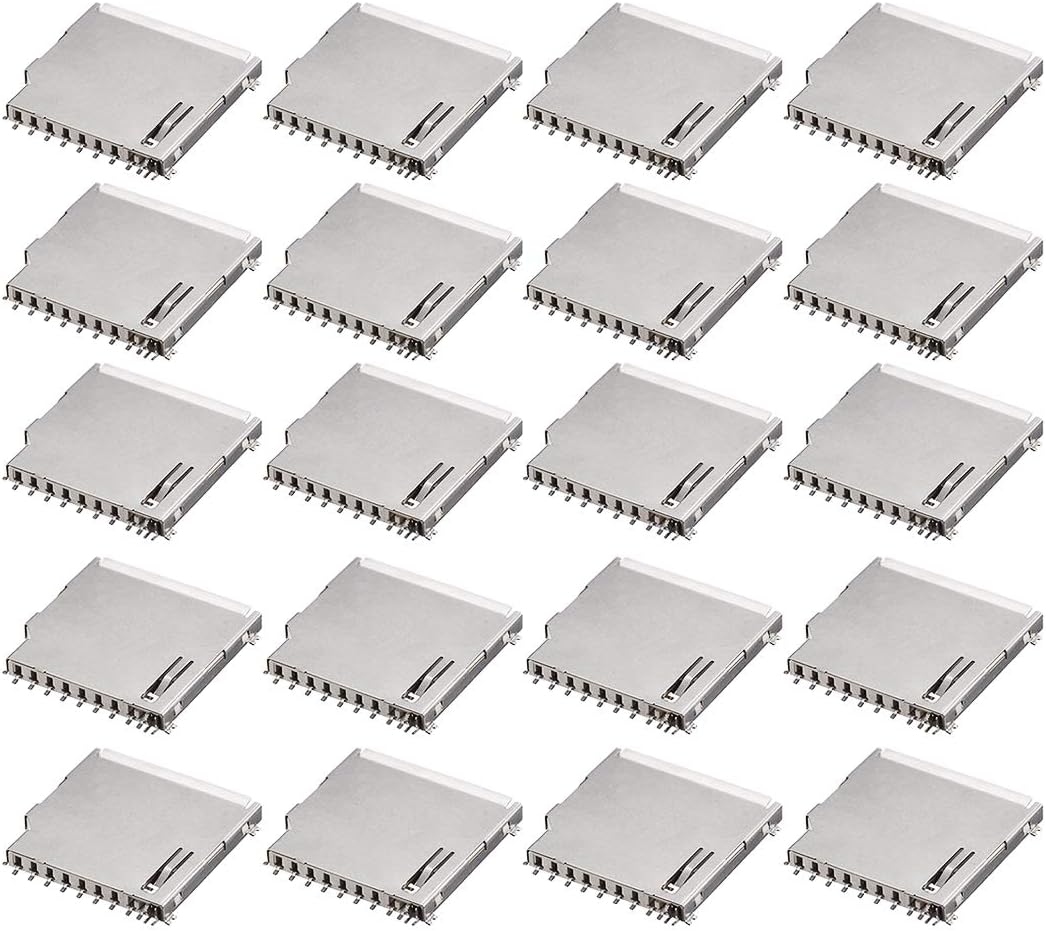 Amazon.com: uxcell SD Memory Card Socket Long Body 11 Pin PCB Mount ...