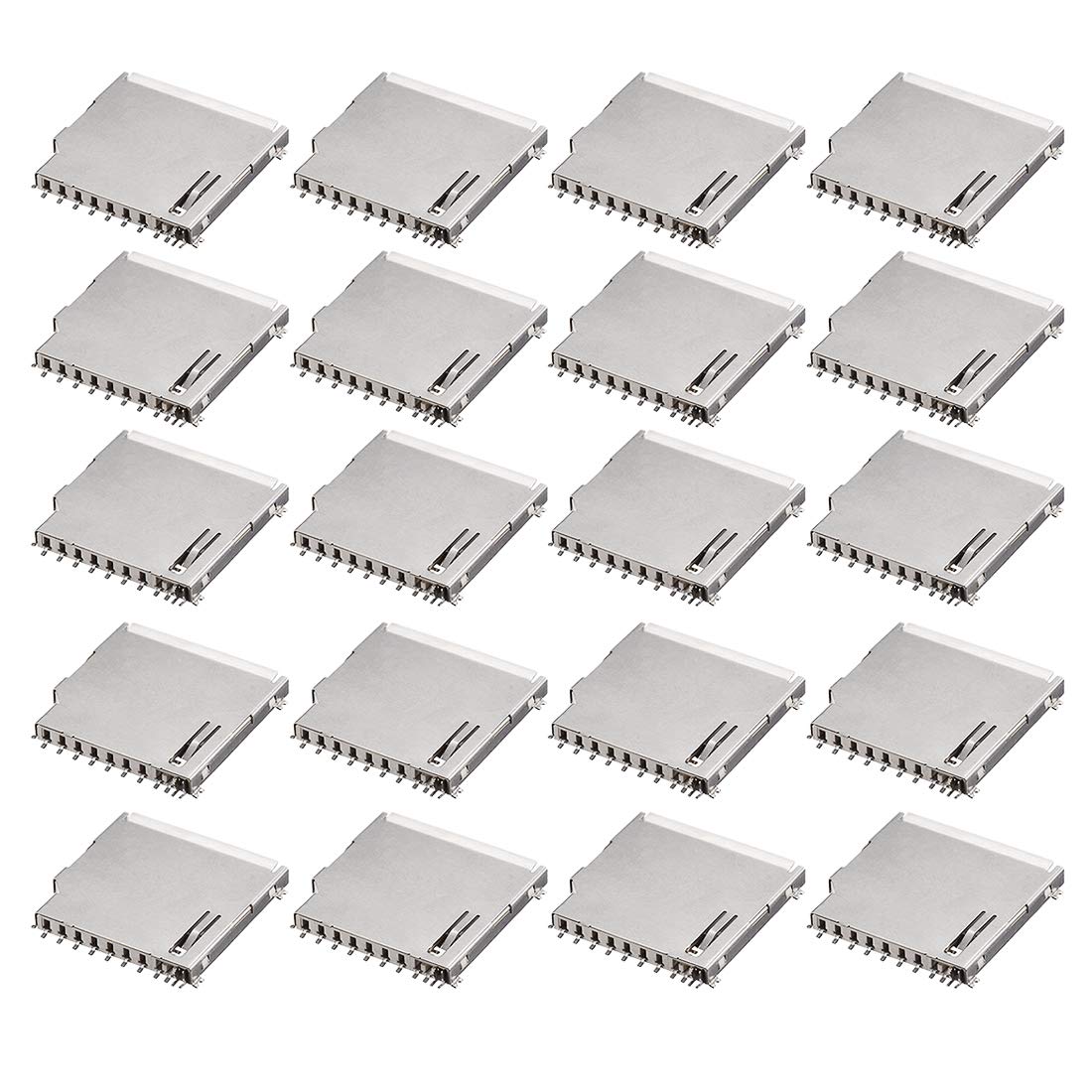 Amazon.com: uxcell SD Memory Card Socket Long Body 11 Pin PCB Mount ...