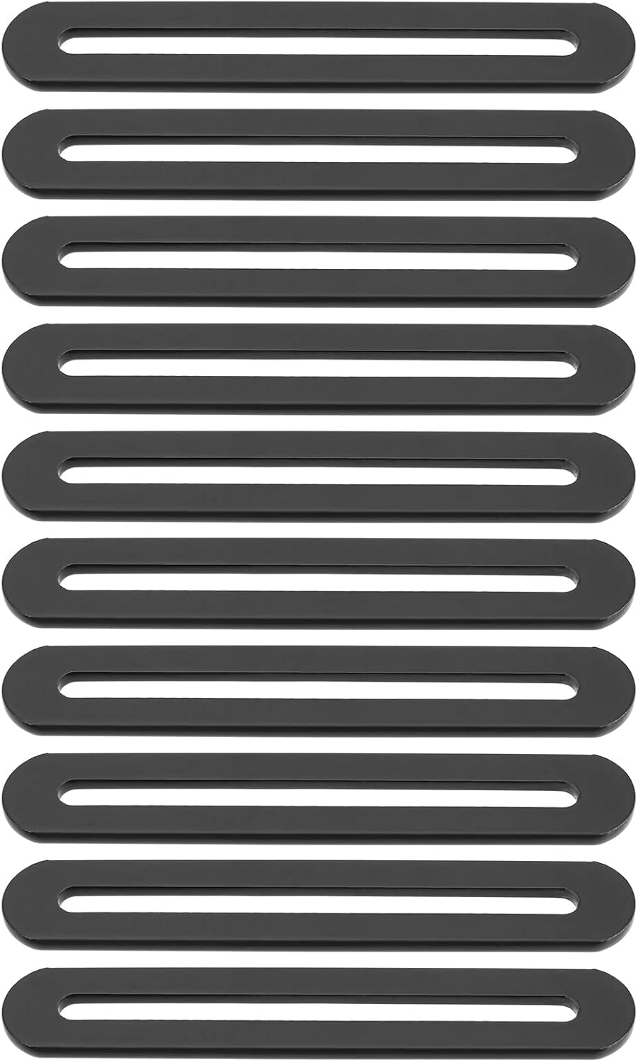 Amazon.com: eMagTech 10pcs Straight Stainless Steel Plates Without ...