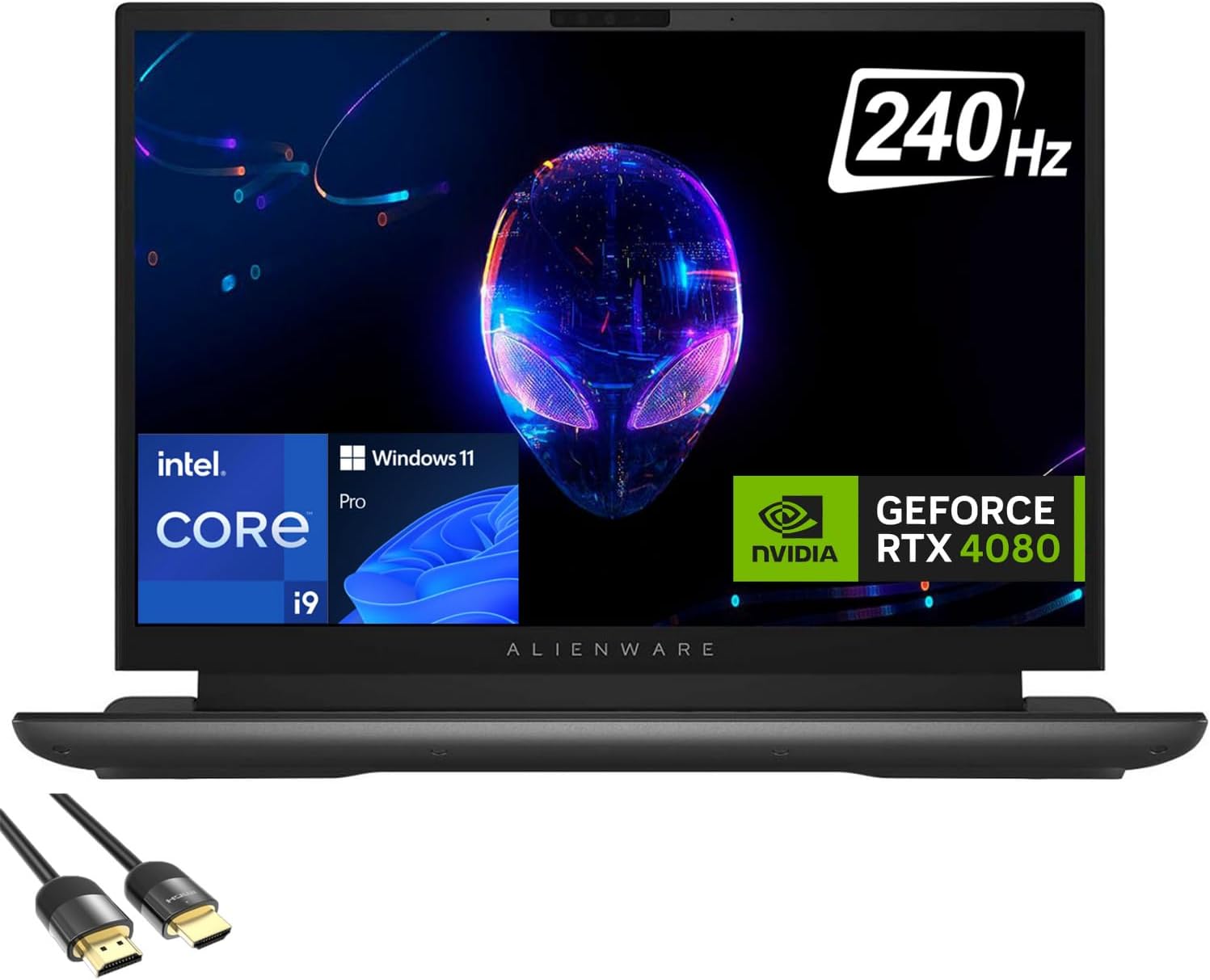 Amazon.com: Dell Alienware m16 Gaming Laptop, 16" QHD+ 240Hz Display ...