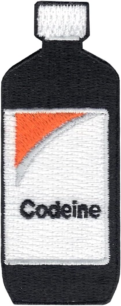 Amazon.com: Codeine Bottle Patch Emoji Medicine Iron On Embroidered ...