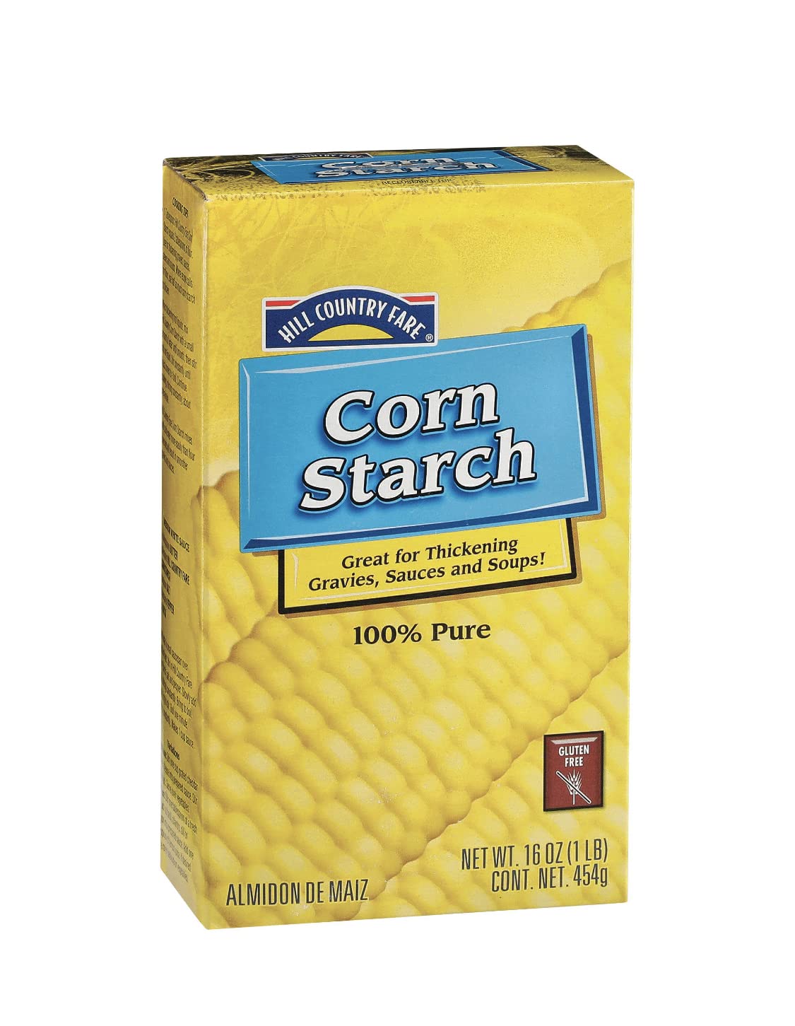 Amazon.com : Hill Country Fare Corn Starch 1 lb box. 4 pack bundle ...