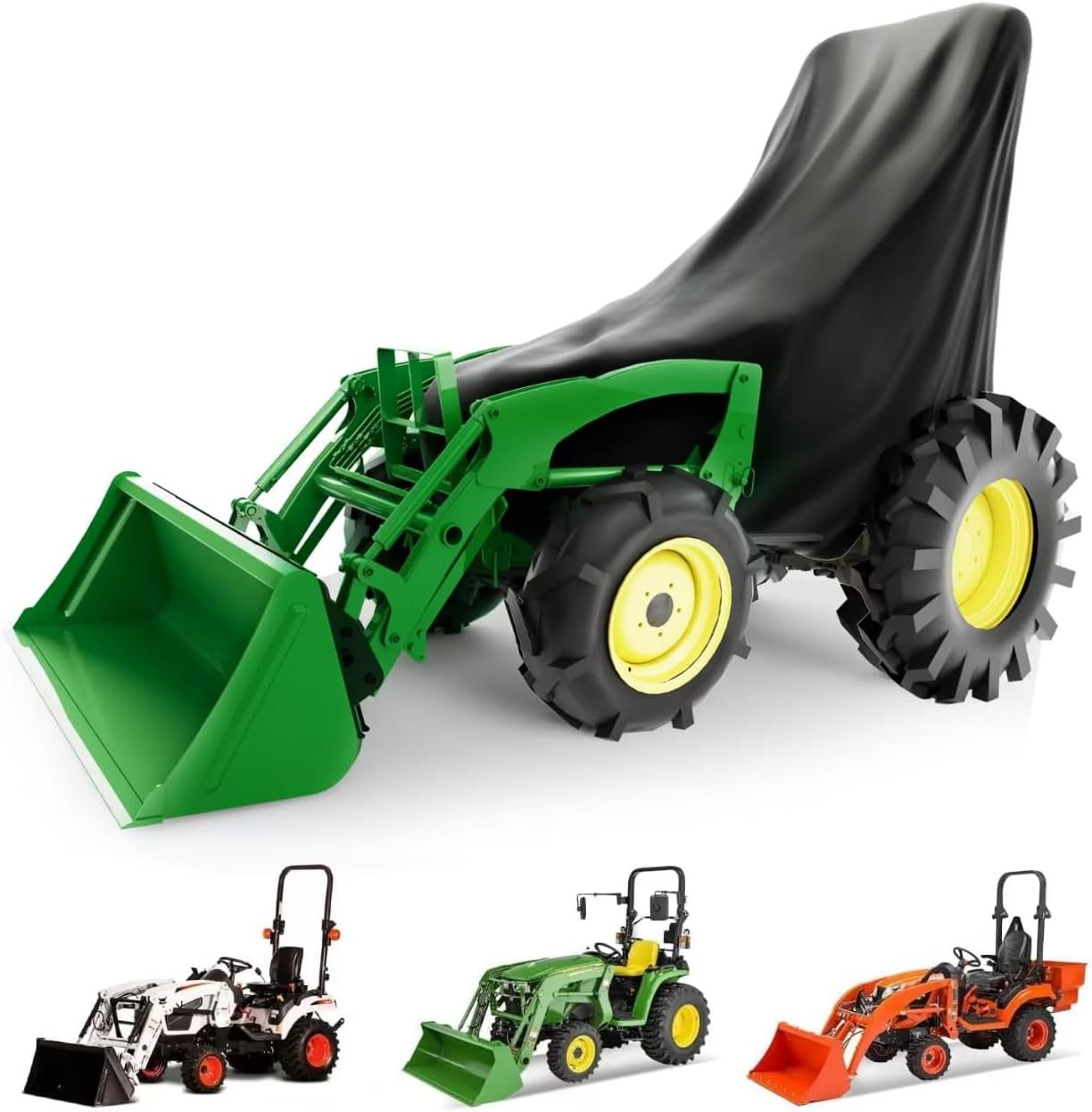 Amazon.com : Compact Tractor Cover, Waterproof Outdoor Compact Utility ...