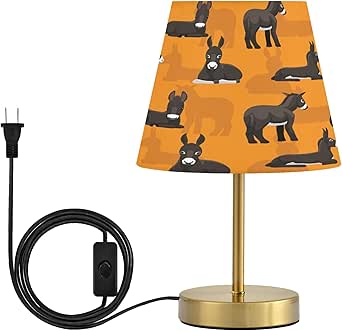 Vozoza Black Donkey Dimmable Table Lamp Night Light Bedroom Lamps for ...