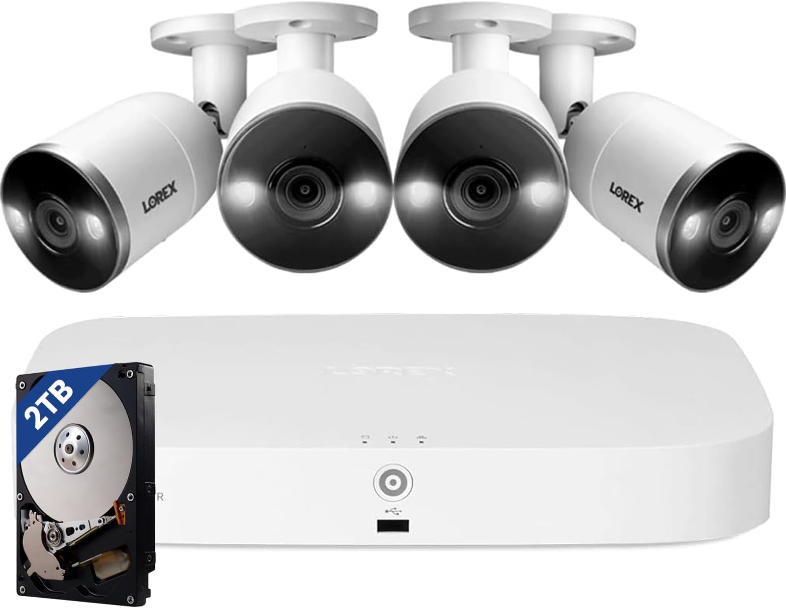 Amazon.com : Lorex 4K Security Camera System, Ultra HD Indoor/Outdoor ...
