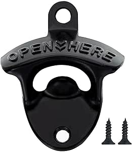 Amazon.com: JMXIOBLUE Zinc Alloy Corkscrew Wall-Mounted Beer Corkscrew ...