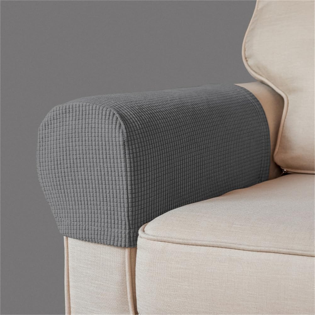 Amazon.com: WHTCHSU Stretch Armrest Covers Spandex Arm Covers for ...
