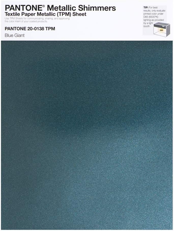 Amazon.com: Pantone Metallic Shimmer TPM, 8.5x11 Inch Sheet, 20-0138 ...