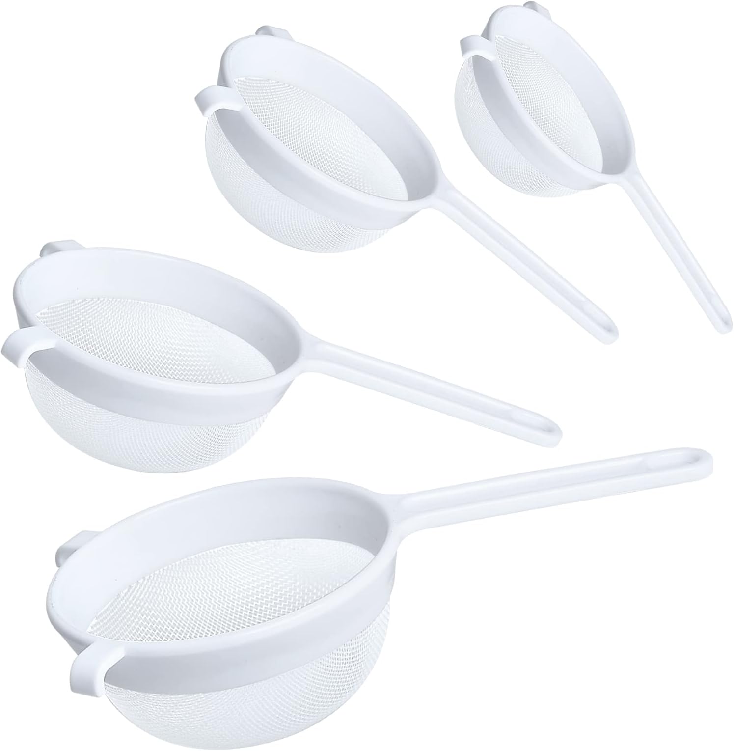 Amazon.com: BENBO 4Pcs Plastic Mesh Strainer Colander Set, Food Soy ...