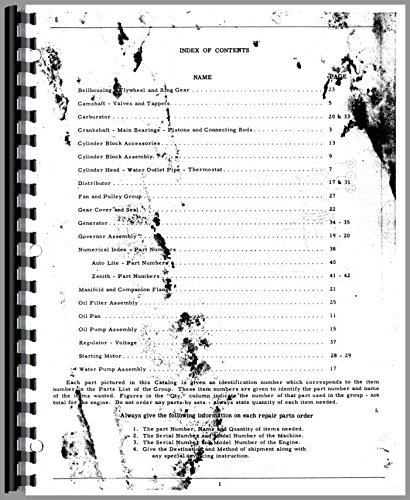 Hough HH Pay Loader Hercules Engine Parts Manual: Hough Manuals ...