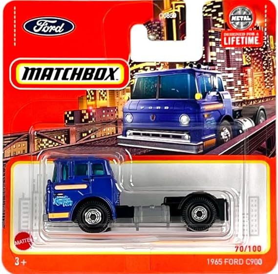 Amazon.com: Matchbox 2024-1965 Ford C900 [Purple] Purple 70/100 : Toys ...