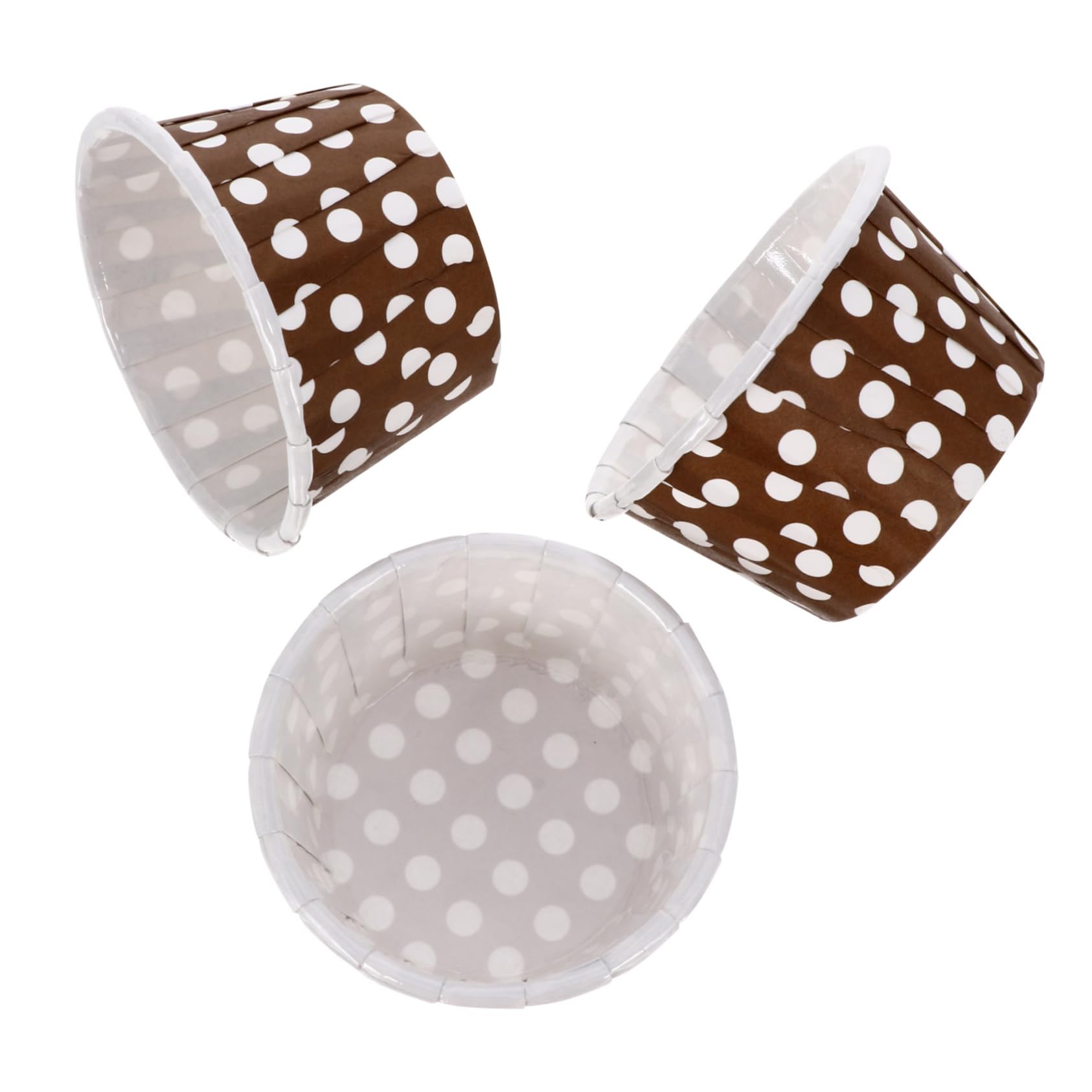 Amazon | NUOBESTY 200個 カールケーキカップ カップケーキライナー 大ケーキライナー 丸いパンカップ パーティー紙コップ カップケーキのラッパー ミニマフィン ペーパー ...