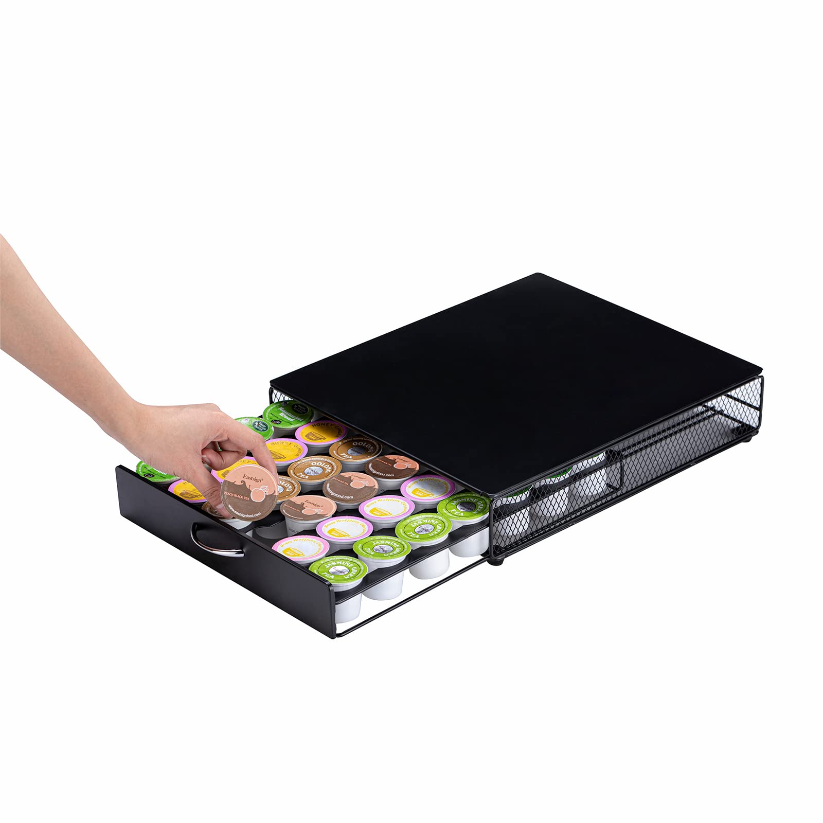 ZCDCP Coffee Pod Holder Drawer Storage, Compatible with K-Cups, With ...