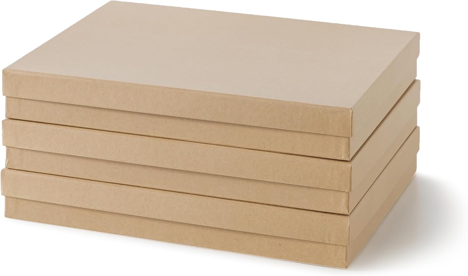 Amazon.com: Soul & Lane Kraft Storage Boxes - Set of 3 Identical Boxes ...