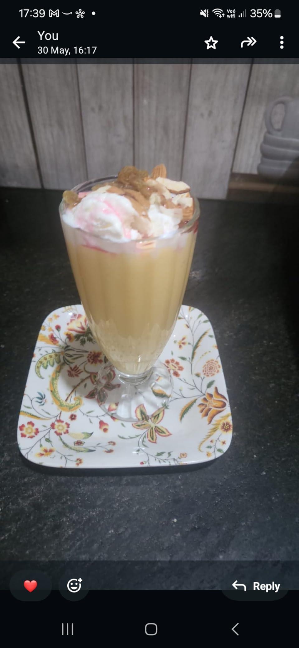 Buy TARISSA Falooda Glass Set of 6, 340ml, Fountain Classic Glass for ...