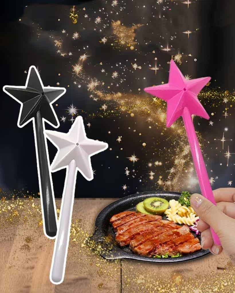 1pcs Pink Magical Wand Salt Shaker, Fairy Wand, Seasoning Shaker ...