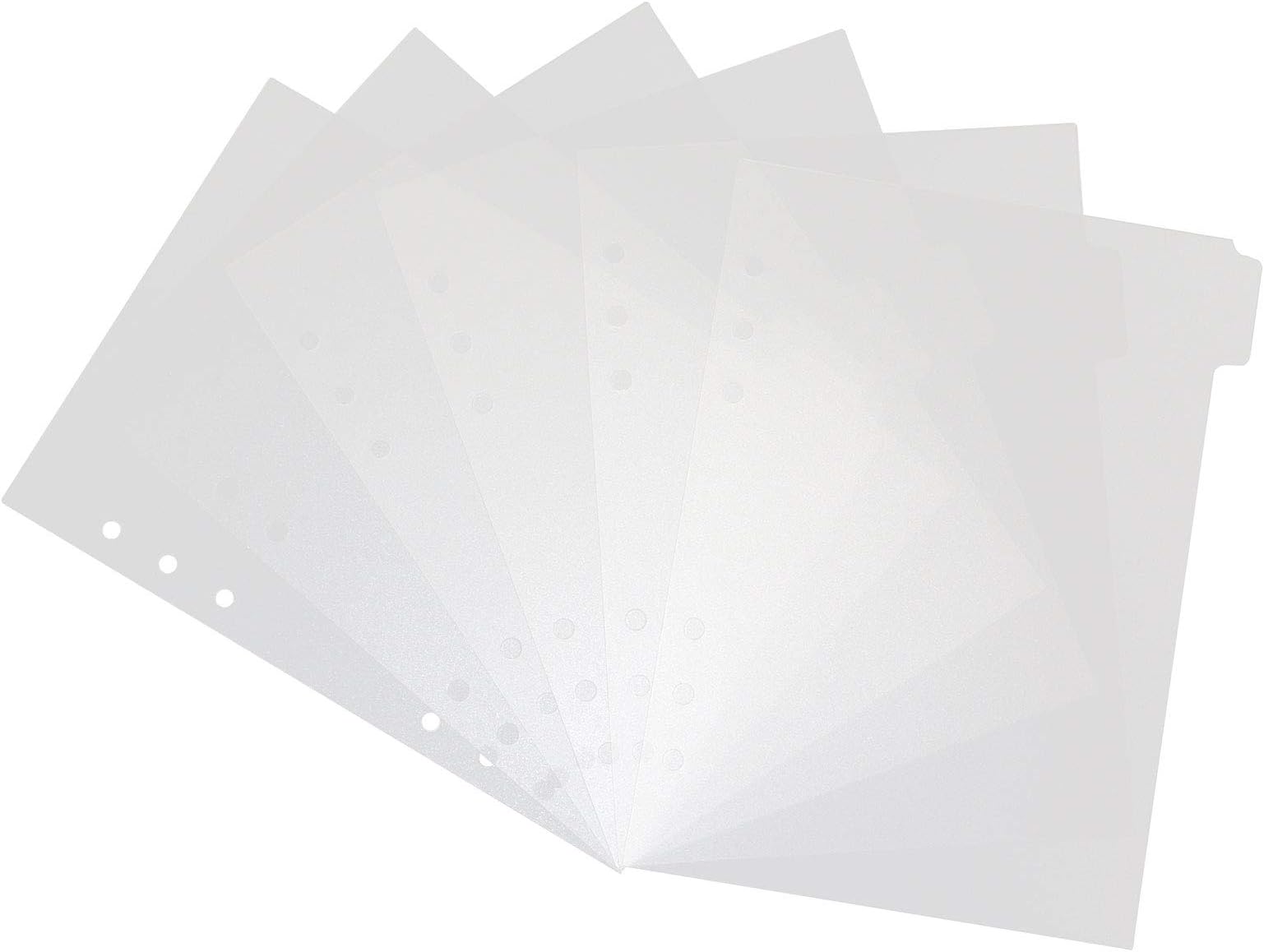 Amazon.com : okhobby 5Pcs Mini Binder Divider Bookmark, 3 Ring Colorful ...