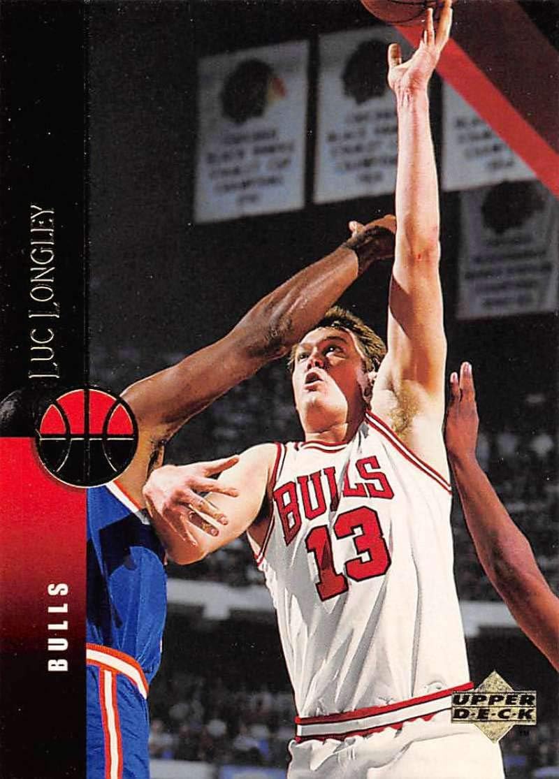 Amazon.com: 1994-95 Upper Deck Basketball #72 Luc Longley Chicago Bulls ...