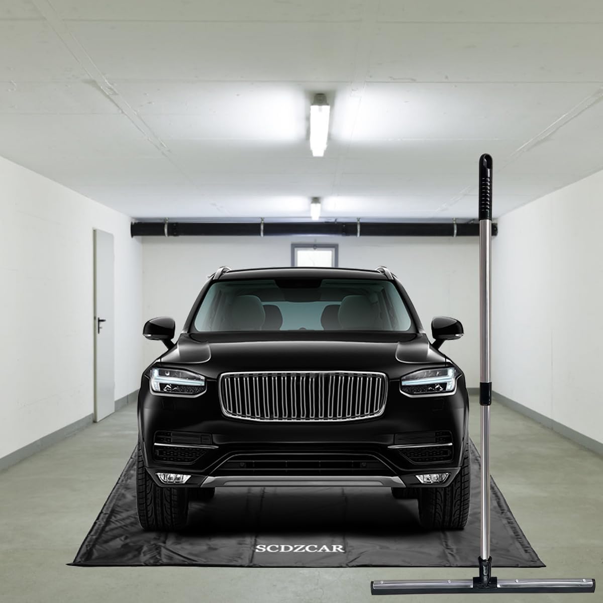 Amazon.com: SCDZCAR Garage Containment Mat, 7.9 x 16.4 Ft Heavy Duty ...