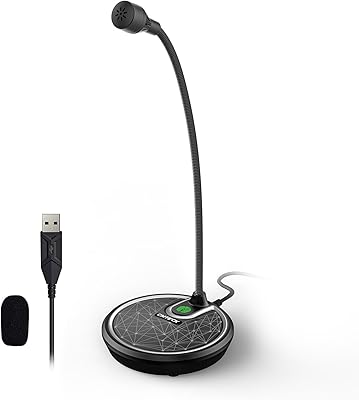 Amazon.com: CMTECK USB Computer Microphone G009, Noise-Cancelling ...