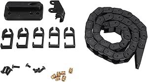 Amazon.com: Yunir 16.9inch Drag Chain,ABS Flexible Low Noise 3D Printer ...