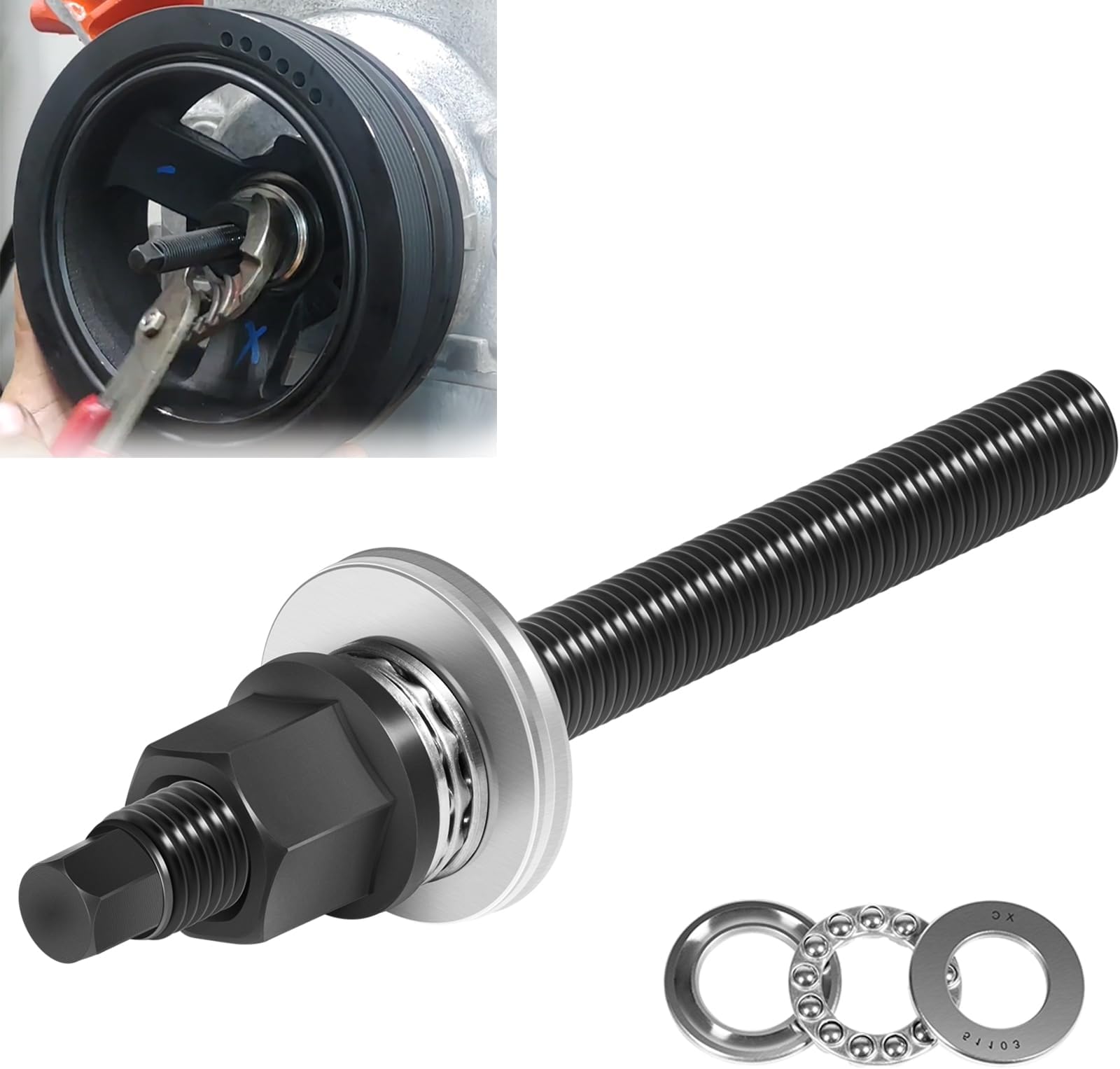 Amazon.com: LS Harmonic Balancer Installation Tool Crank Pulley Install ...