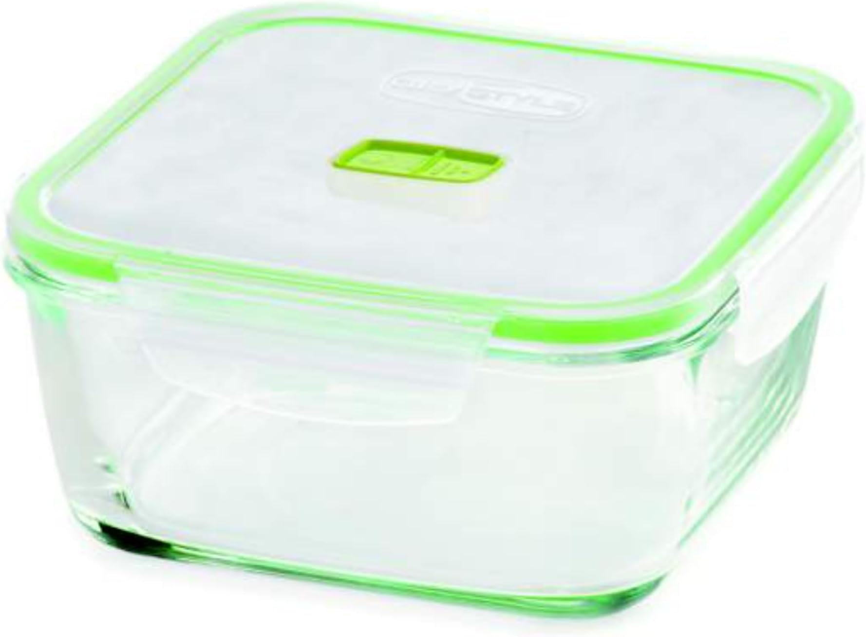 PYREX Cook&Freeze Contenitore Quadrato con Coperchio, Vetro, Bianco, 2 ...