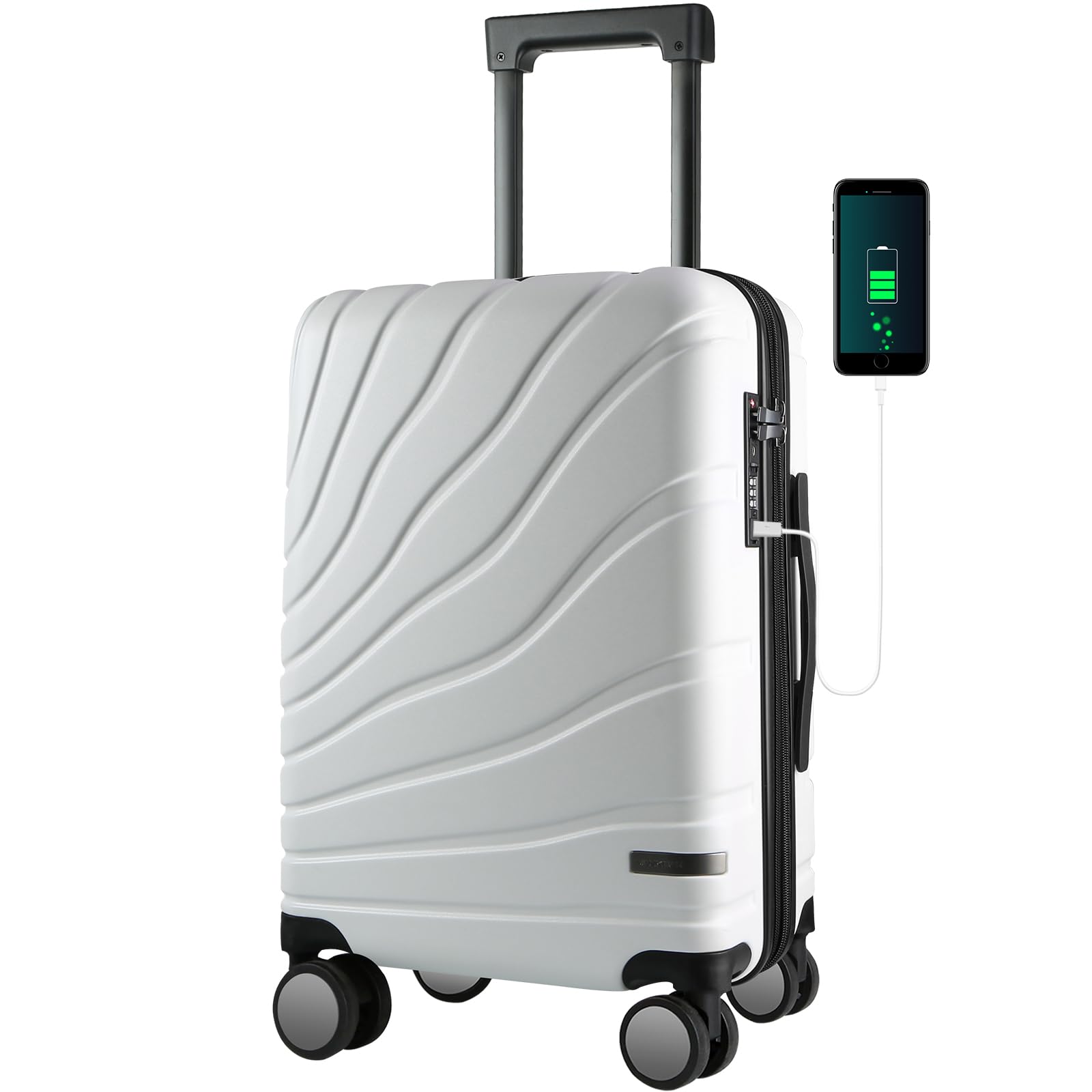 Amazon.com | VANKEAN Carry On Luggage with Spinner Wheels & TSA Lock ...