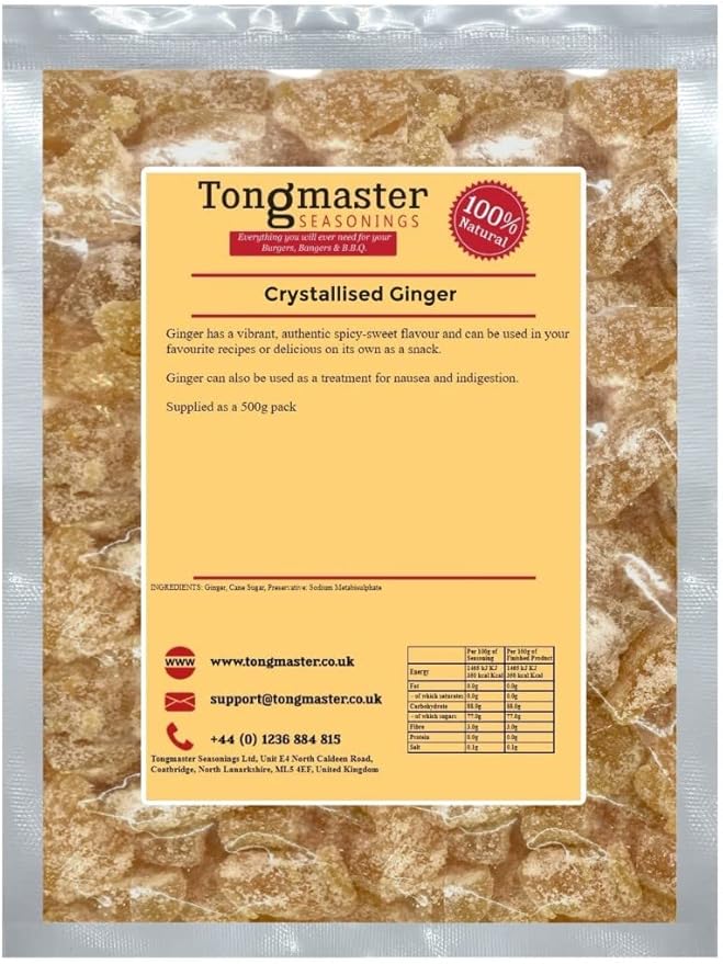 Premium Crystallised Ginger - 5kg : Amazon.co.uk: Grocery