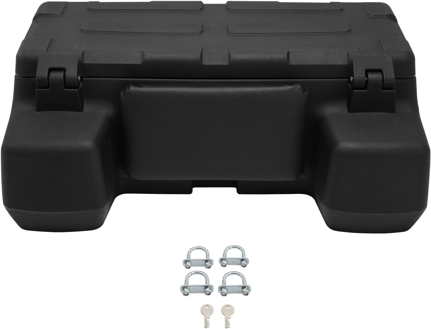Amazon.com: TCMT 96L ATV Rear Passenger Seat Rack Cargo Storage Helmet ...