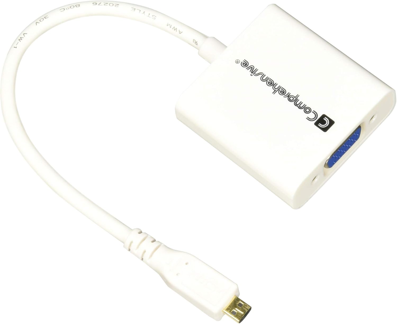 Amazon.com: Comprehensive Cable HDDM-VGAF HDMI D Male to VGA Female ...
