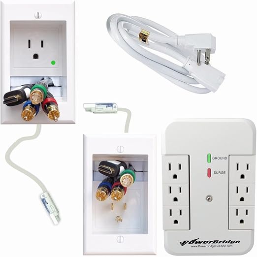 Amazon.com: PowerBridge Solutions In Wall Cable Management PowerBridge ...