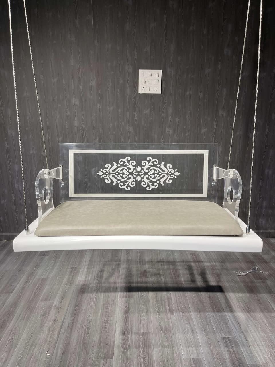 Kalaateet 4 Ft Acrylic Reversible & Transparent Swing Home/Two Seater ...