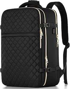 Amazon.com: MOMUVO Large Travel Backpack Women, Flight Approved Carry ...