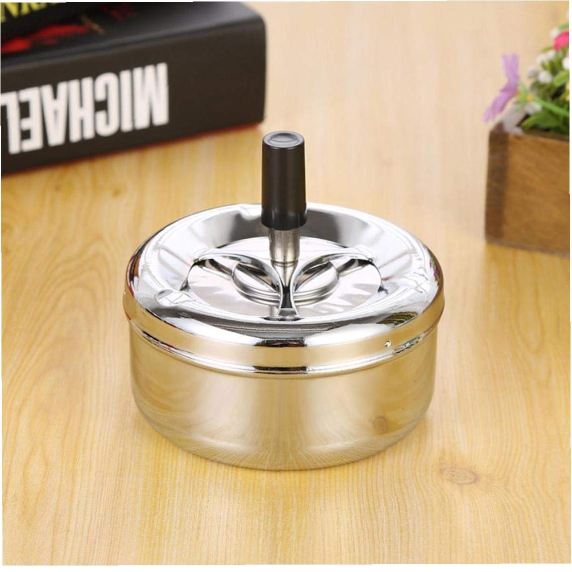 Cendrier Interieur 2-Pack Stainless Steel S With Push-Down Mechanism ...