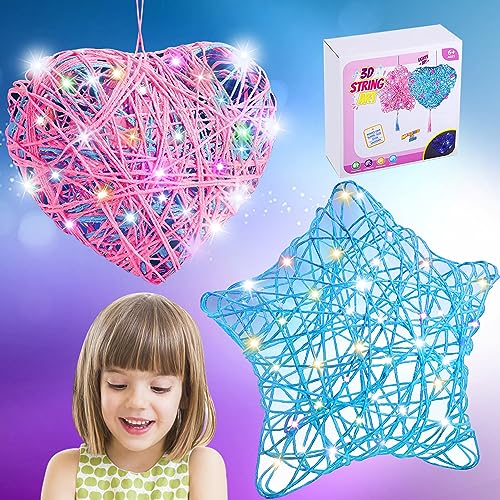 Editbar 3D String Art Kit for Kids, Gifts for Girls-Craft Kit Girls ...