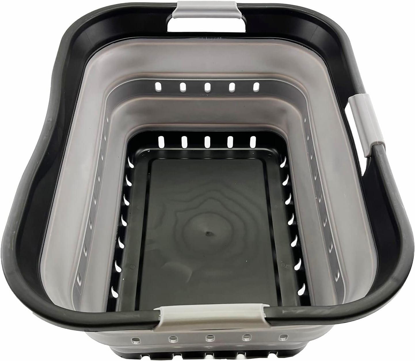 Amazon.com: SAMMART 42L Collapsible Plastic Laundry Basket - Foldable ...