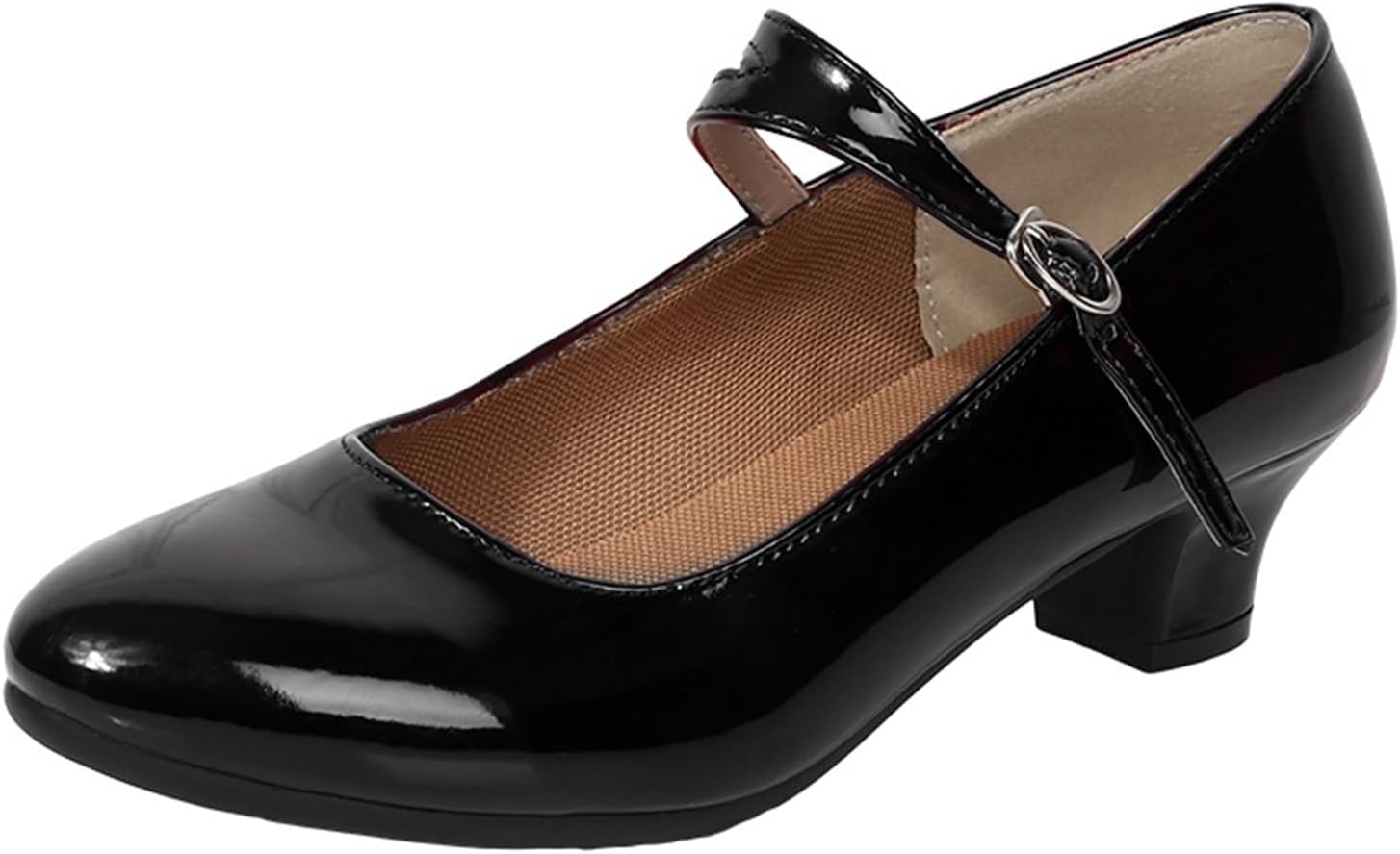 Amazon.com | Rosefinch Women's Latin Dance Shoes Adult Medium Heel Soft ...