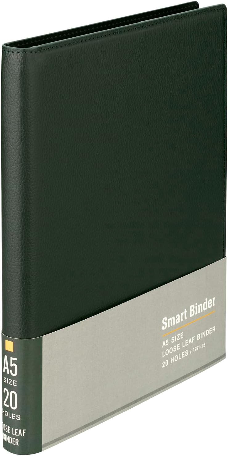 Amazon.com: Maruman F291-23 Smart Binder A5, 20 Holes, Deep Green ...