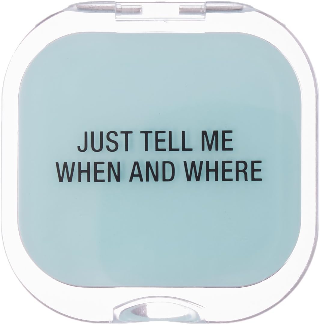 Amazon.com: About Face Design 20 Minutes Late Funny Compact Mirror, 2. ...