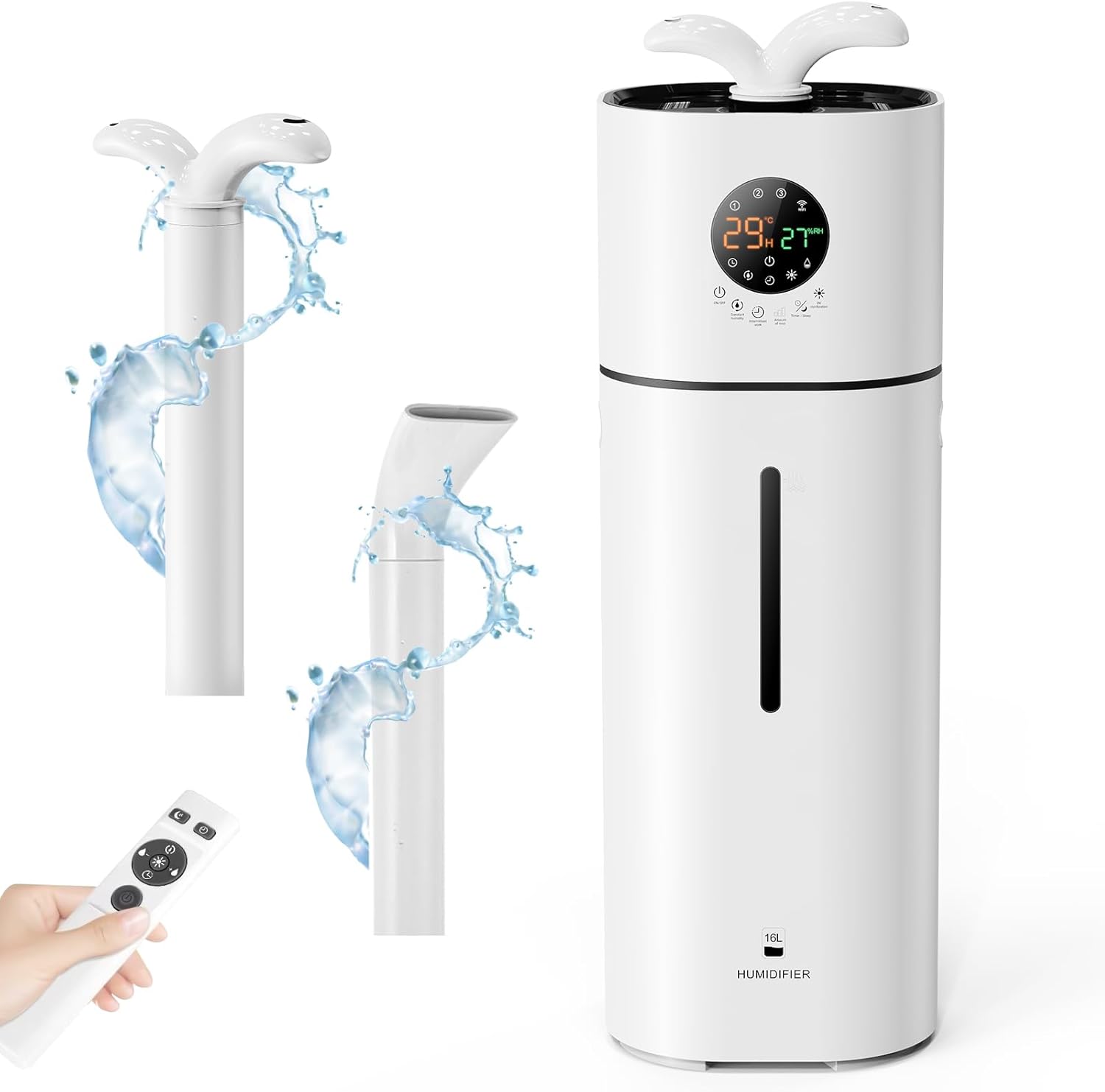 Amazon.com: Humidifiers for Home Large Room 4.2Gal 16L Wholehouse ...