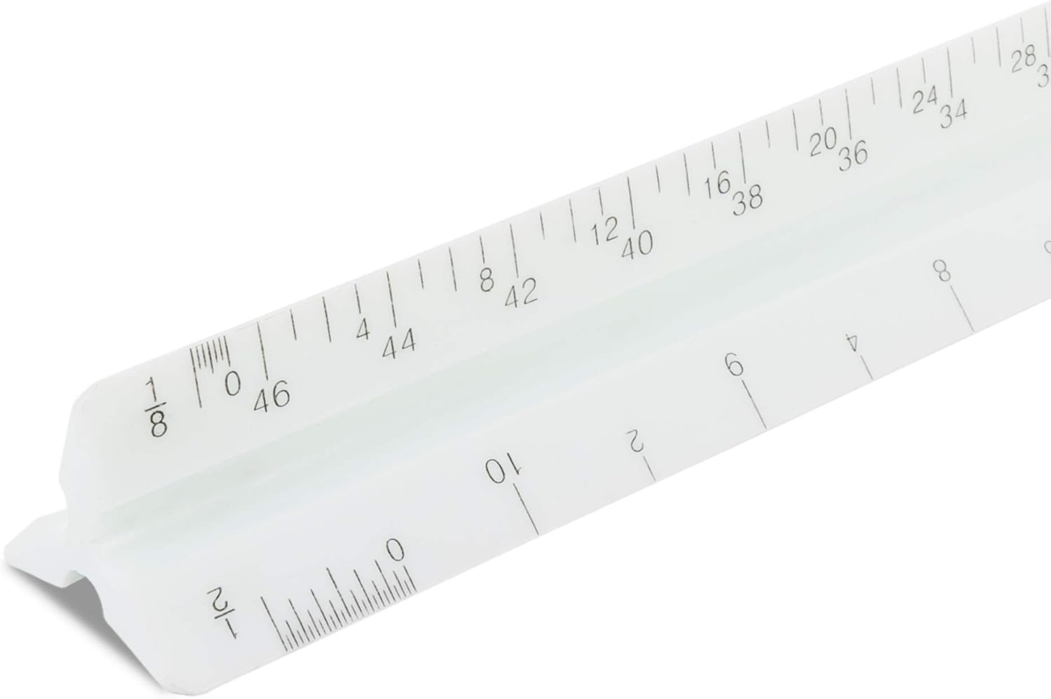 Pacific Arc Architect Economy Scale Ruler, Divided by : 1/16th inch, 3/ ...
