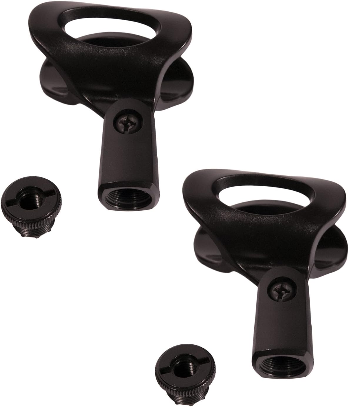 Amazon.com: On-Stage MY251 Elliptical Microphone Clip, Black ...
