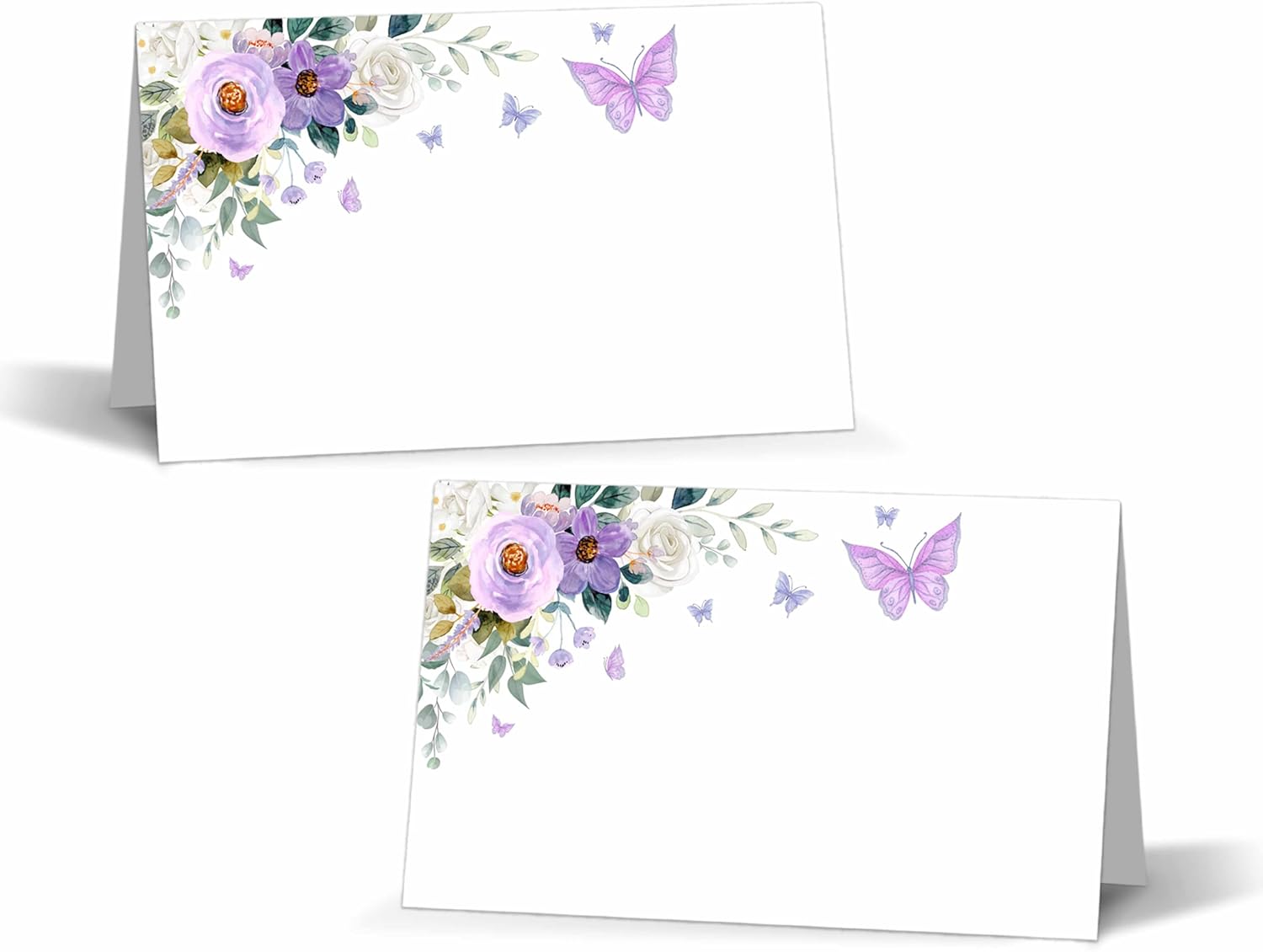 Amazon.com: Chuxvon Butterfly Place Cards, Boho Floral Table Place Card ...