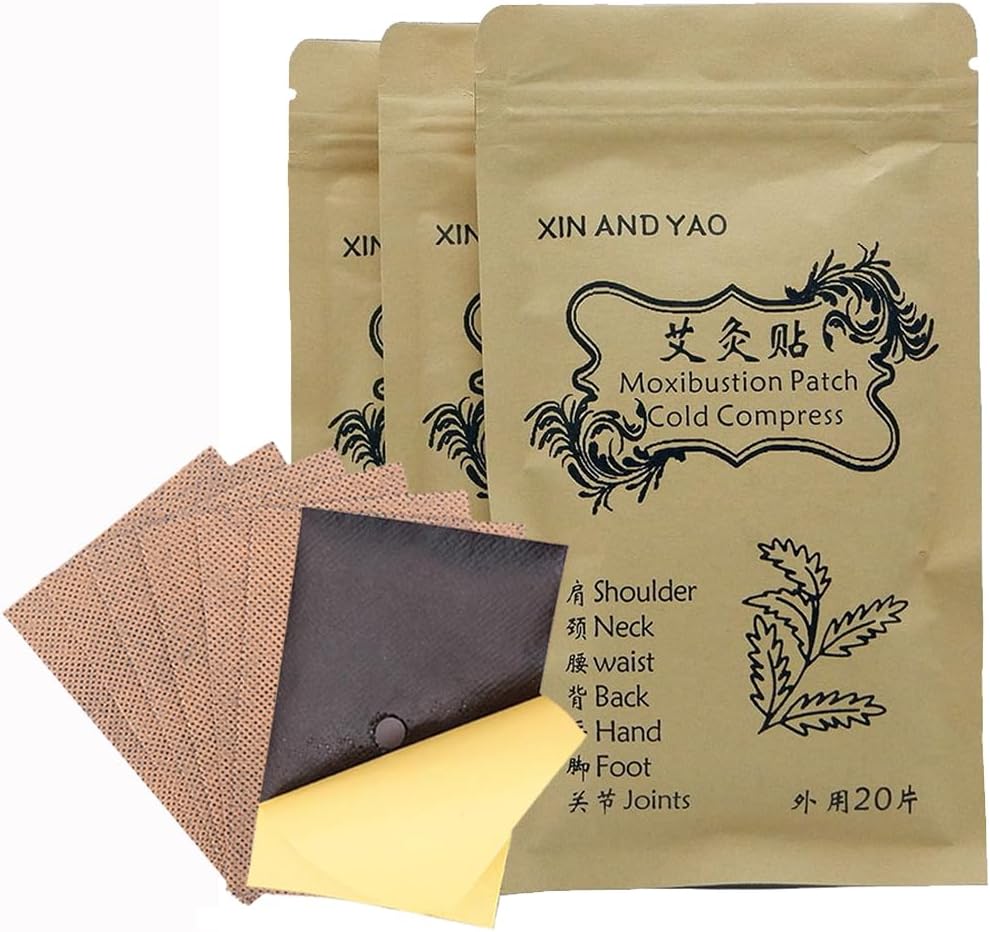 Amazon.com: MOTRING Moxibustion Patches 60PCS Chinese Traditional Paste ...